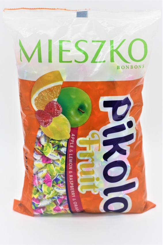 Cukierki owocowe: nadziewane z pomarańczą i wiśnią